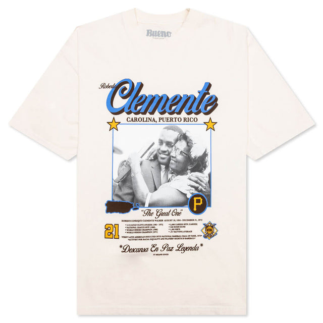 Clemente Tee - Cream – Feature