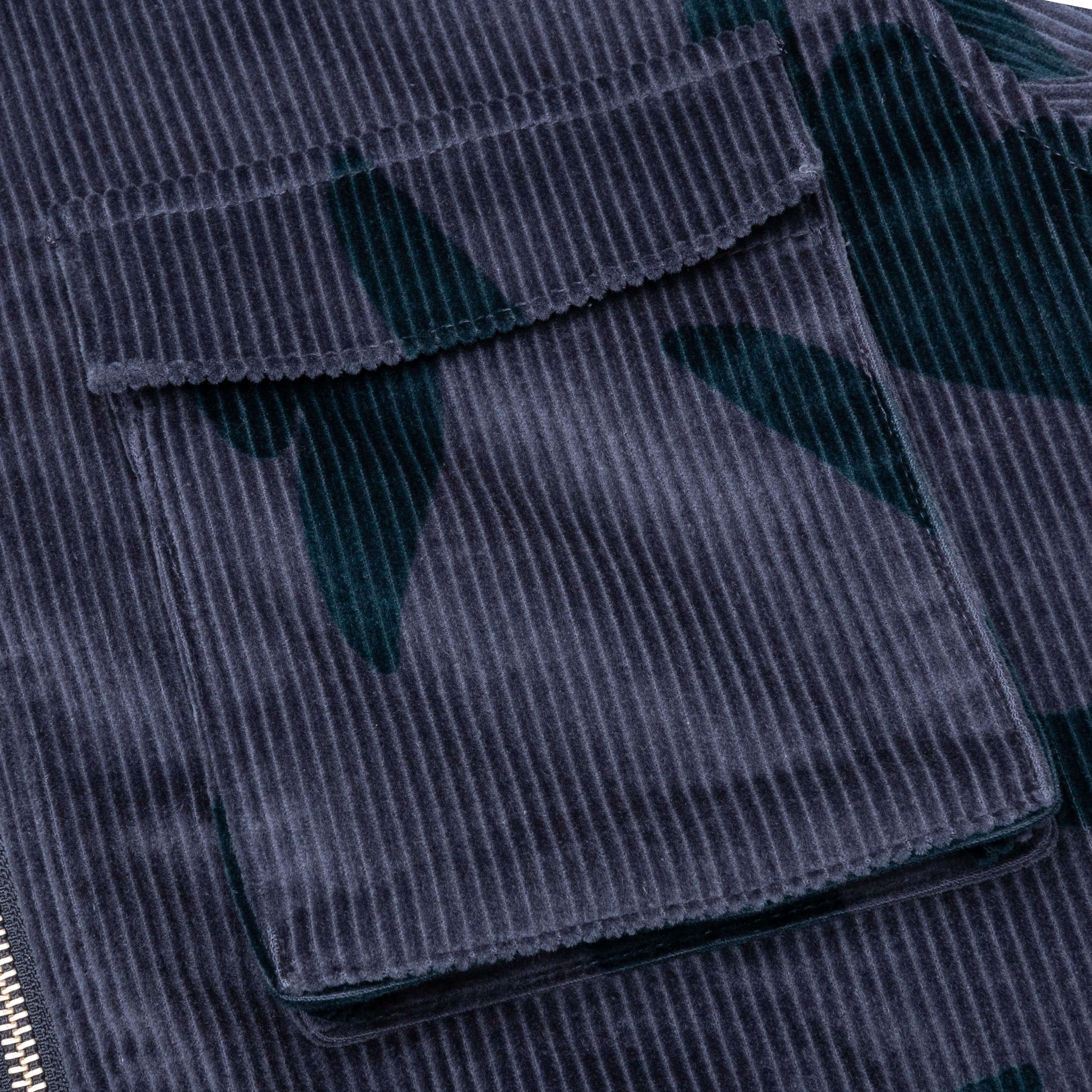 Clipped Wings Shirt Jacket - Greyish Blue – Feature