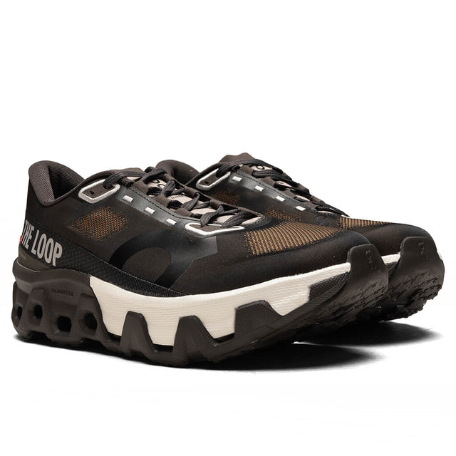 ON x Pleasures x The Loop Cloudmonster Hyper - Espresso/Elk – Feature