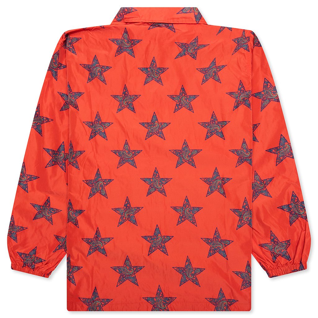 Coach Jacket - Red/Star – Feature