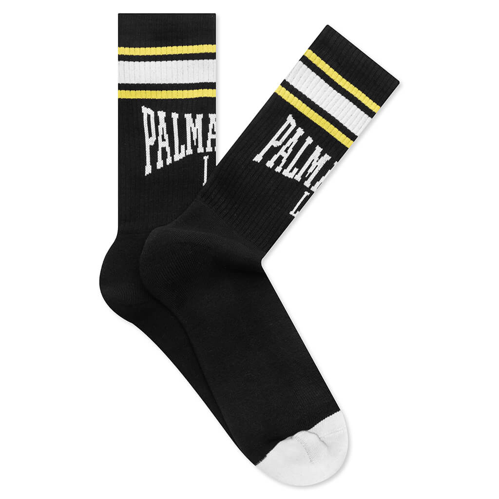 College Socks - Black/Off White – Feature