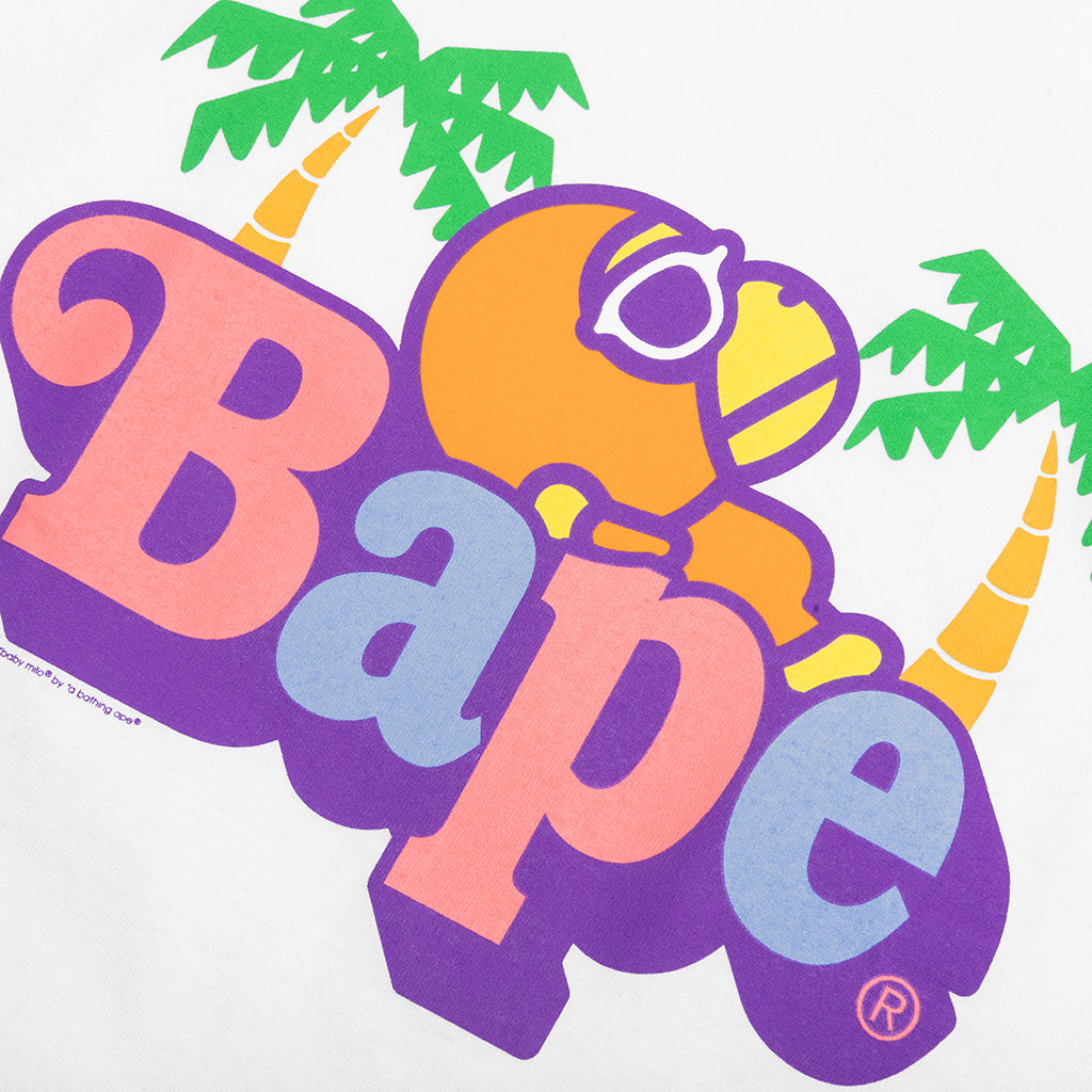 Colors Milo on Bape Summer Tee - White – Feature