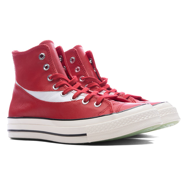Converse x Coca-Cola Chuck 70 Leather - Racing Red/Egret/Black – Feature