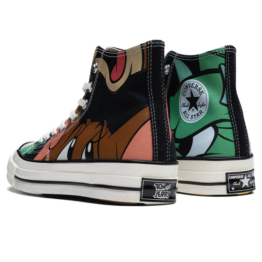 Converse x Tom and Jerry Chuck 70 Hi - Black/Multi – Feature