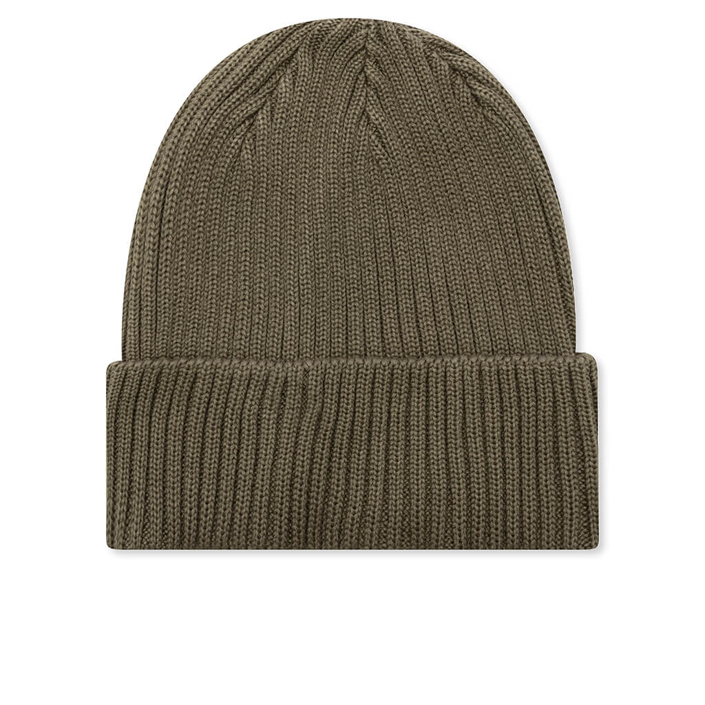 Cotton Rib Beanie - Olive Drab – Feature