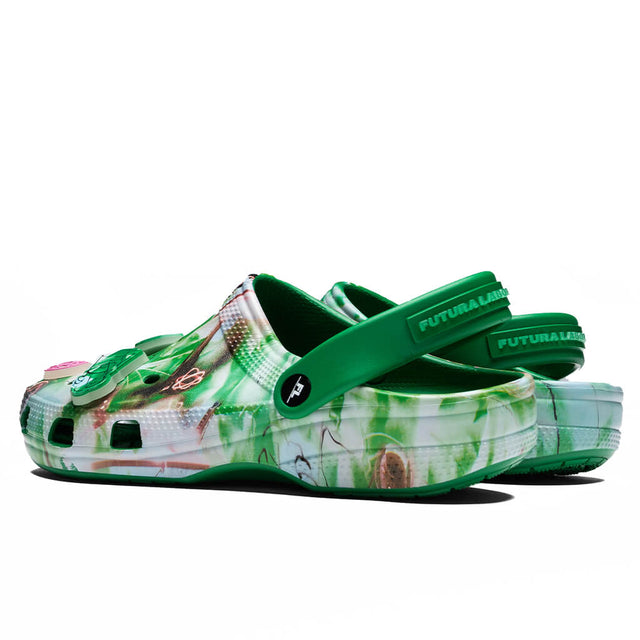 Crocs x The Futura Laboratories Classic Clog - Green Ivy – Feature