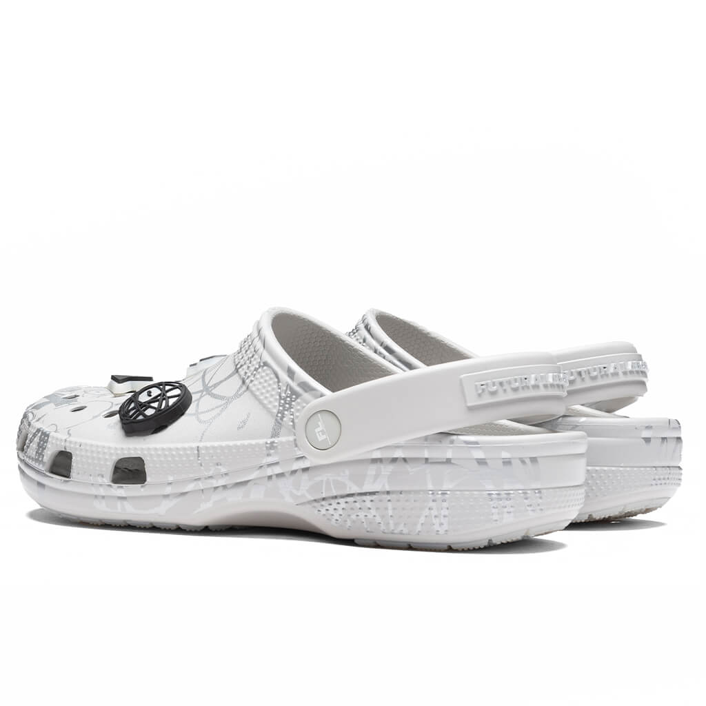 Crocs x The Futura Laboratories Classic Clog - Pearl White – Feature