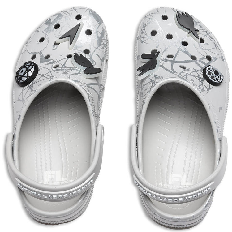 Crocs x The Futura Laboratories Classic Clog - Pearl White – Feature