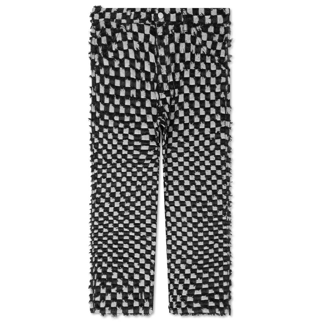Curfew Checker Work Pants - Black – Feature