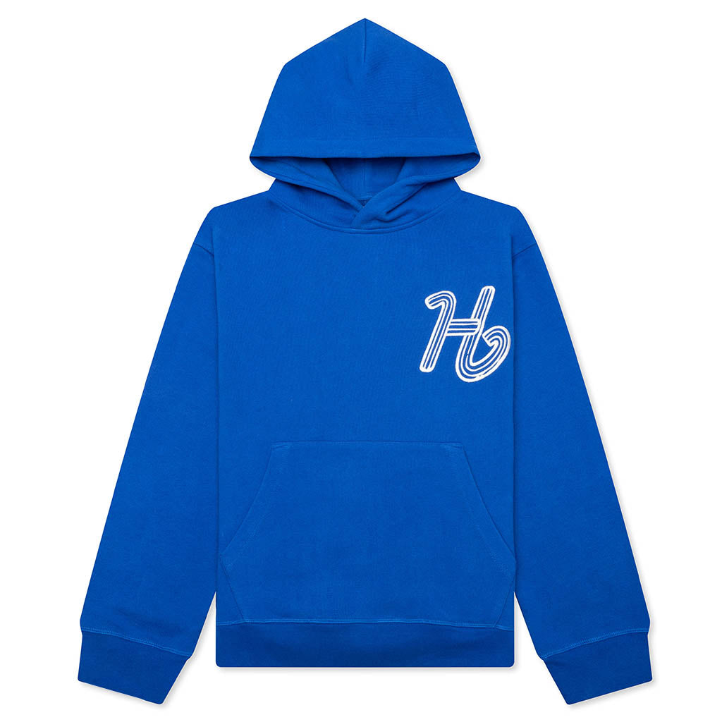 Cursive Honor Hoodie - Blue – Feature