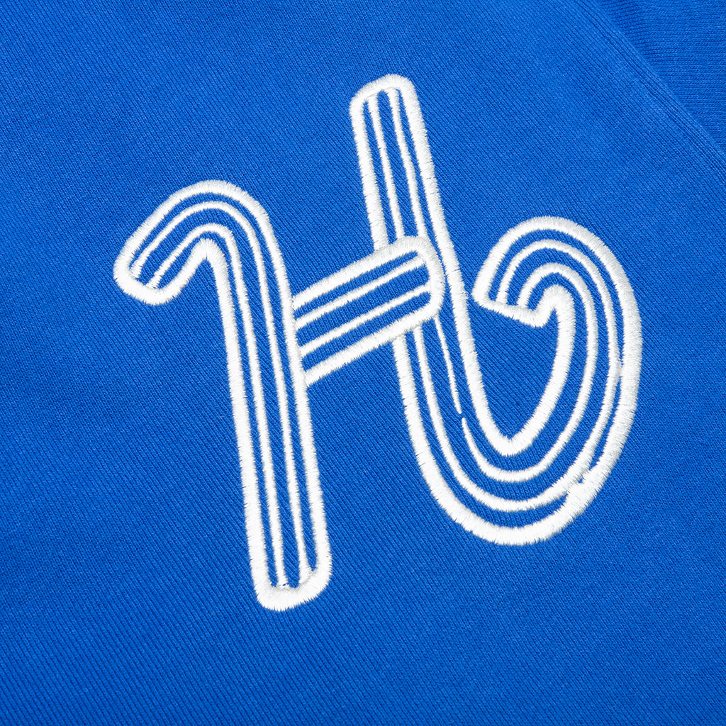 Cursive Honor Hoodie - Blue – Feature