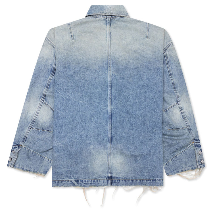 Denim Field Jacket - Light Wash – Feature