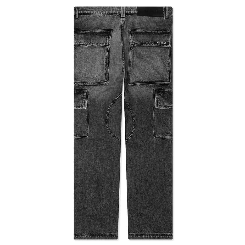 Denim Logo Cargo Pants - Brown Wash – Feature