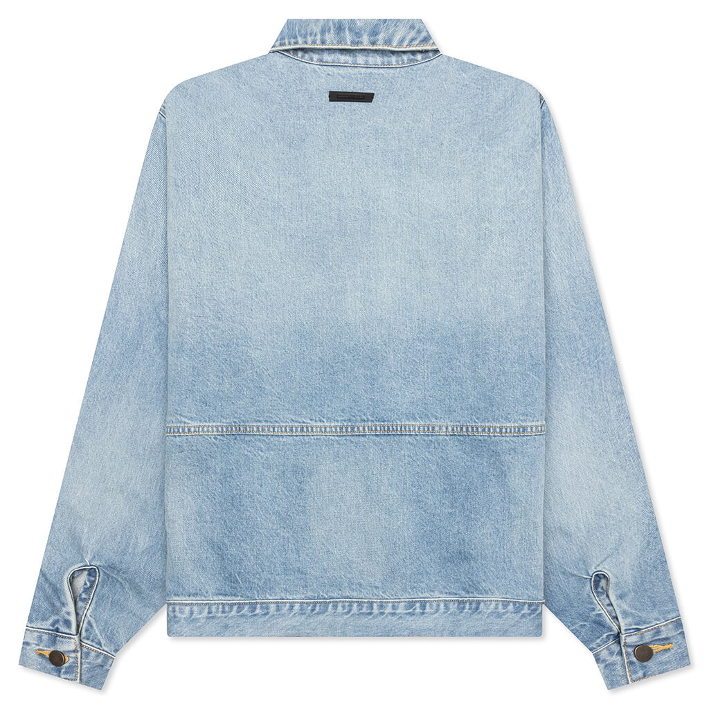 Denim Trucker Jacket - Vintage Blue – Feature