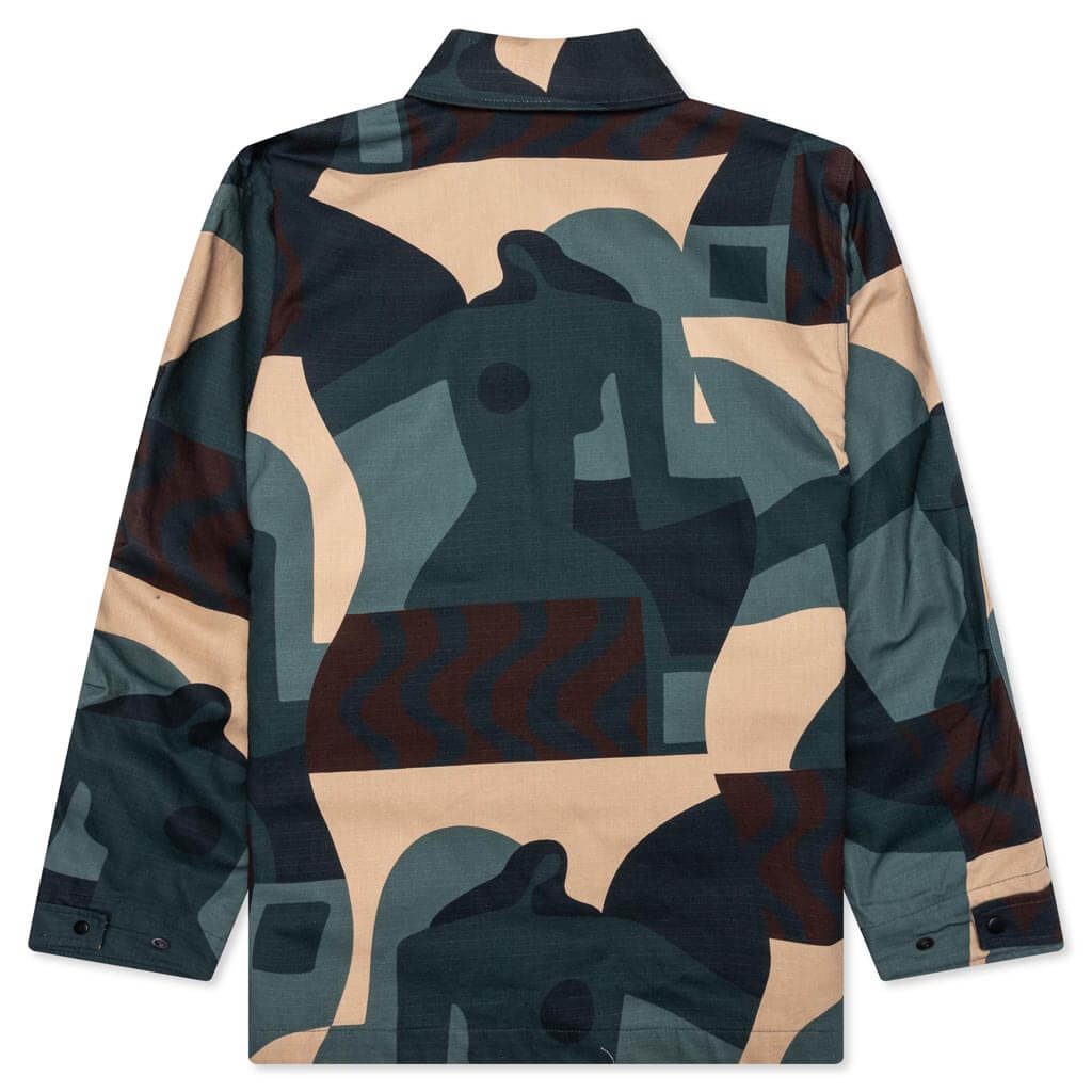 Distorted Camo Jacket - Green – Feature