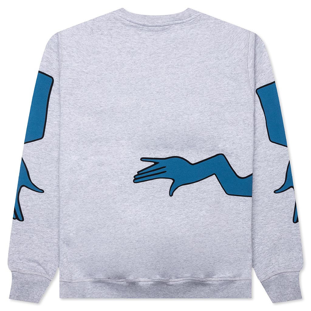 Early Grab Crewneck Sweatshirt - Heather Grey – Feature