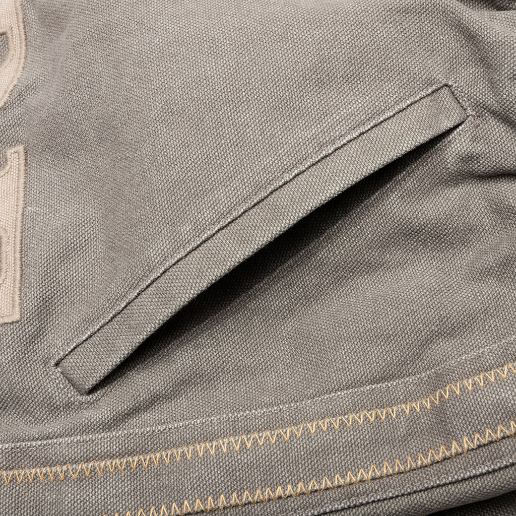 Rhude Emb. Canvas Logo Short - Olive/Tan – Feature