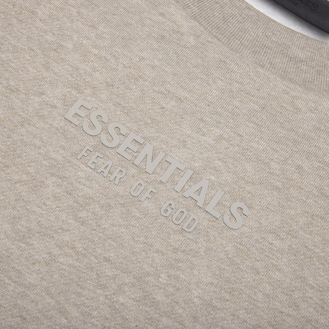 Essentials Crewneck - Core Heather - Fear of God Essentials – Feature