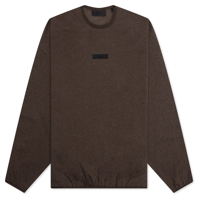 Essentials Crewneck - Heather Wood – Feature