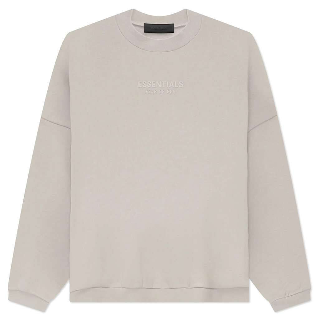 Essentials Crewneck - Silver Cloud - Fear of God Essentials – Feature
