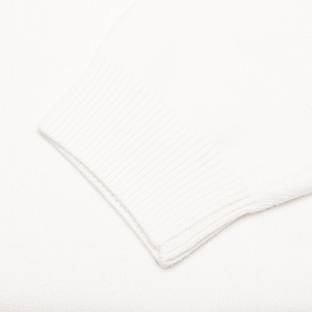 Essentials Knit Polo - Cloud Dancer – Feature