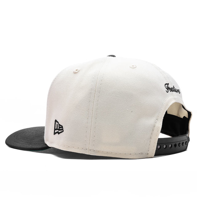 FEATURE x New Era 9FIFTY A-Frame Snapback Curve 'LV' Bones - Chrome/Bl ...