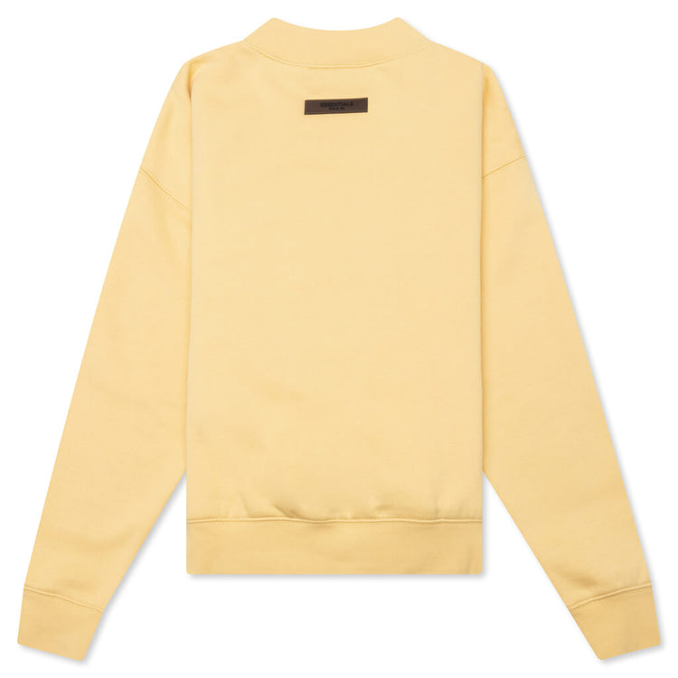 Kid's Essential Crewneck - Light Tuscan – Feature