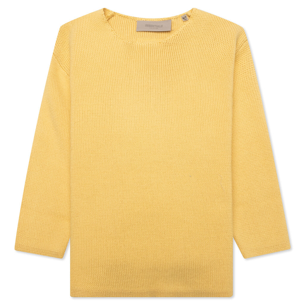Kid's Raw Sweater - Light Tuscan – Feature
