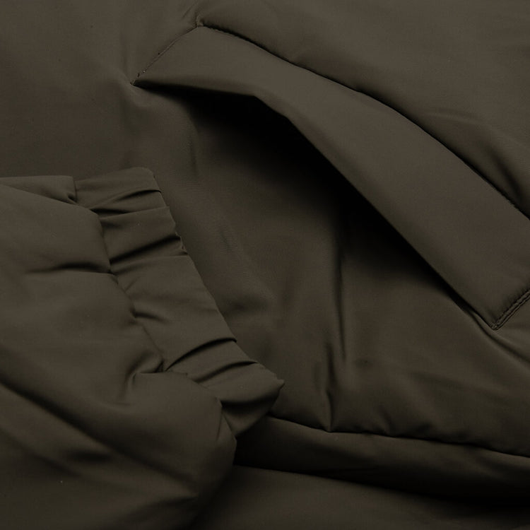 Nylon Puffer Jacket - Off Black – Feature