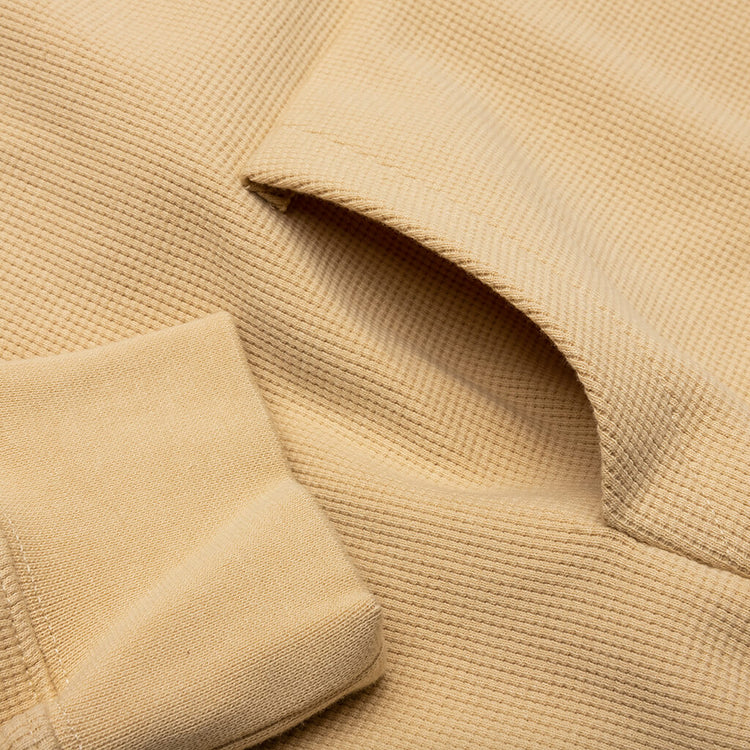 Waffle Raglan Hoodie - Sand – Feature