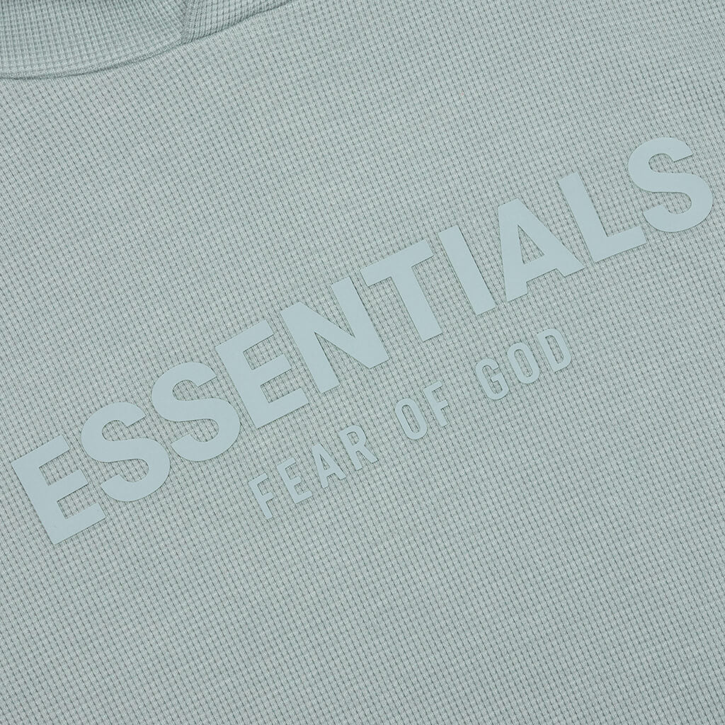 Waffle Raglan Hoodie - Sycamore – Feature