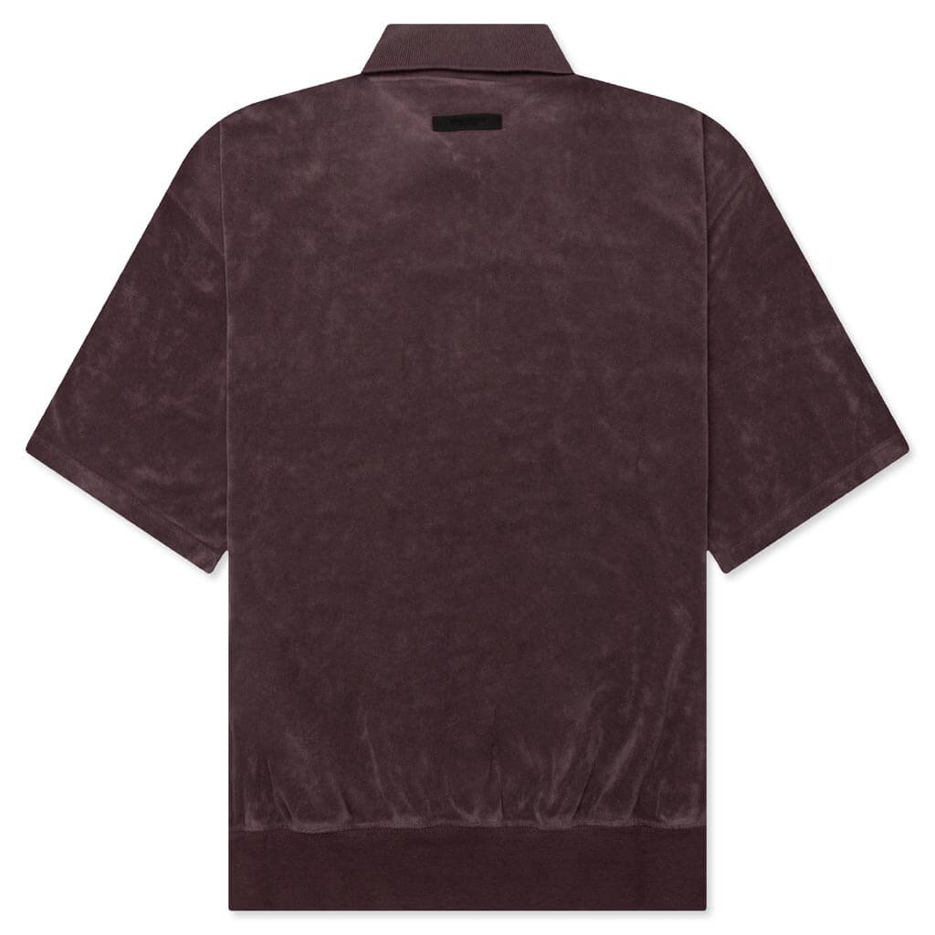 S/S Polo - Plum – Feature