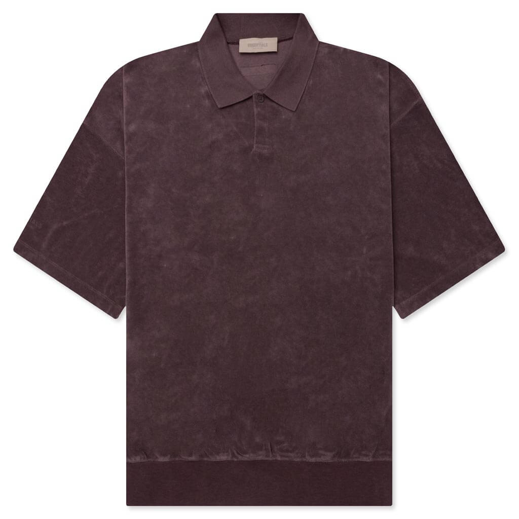 S/S Polo - Plum – Feature