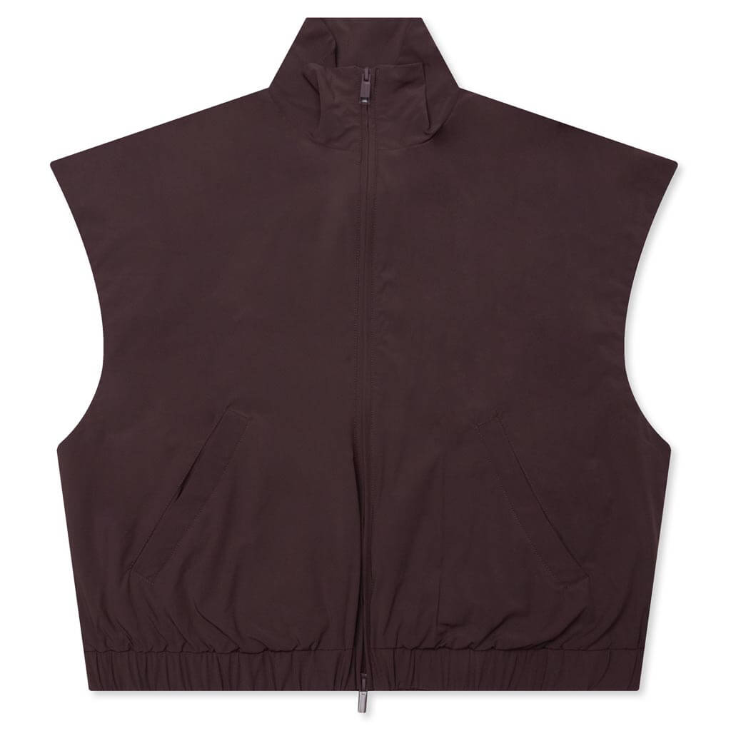 Women's Running Vest - Plum – Feature