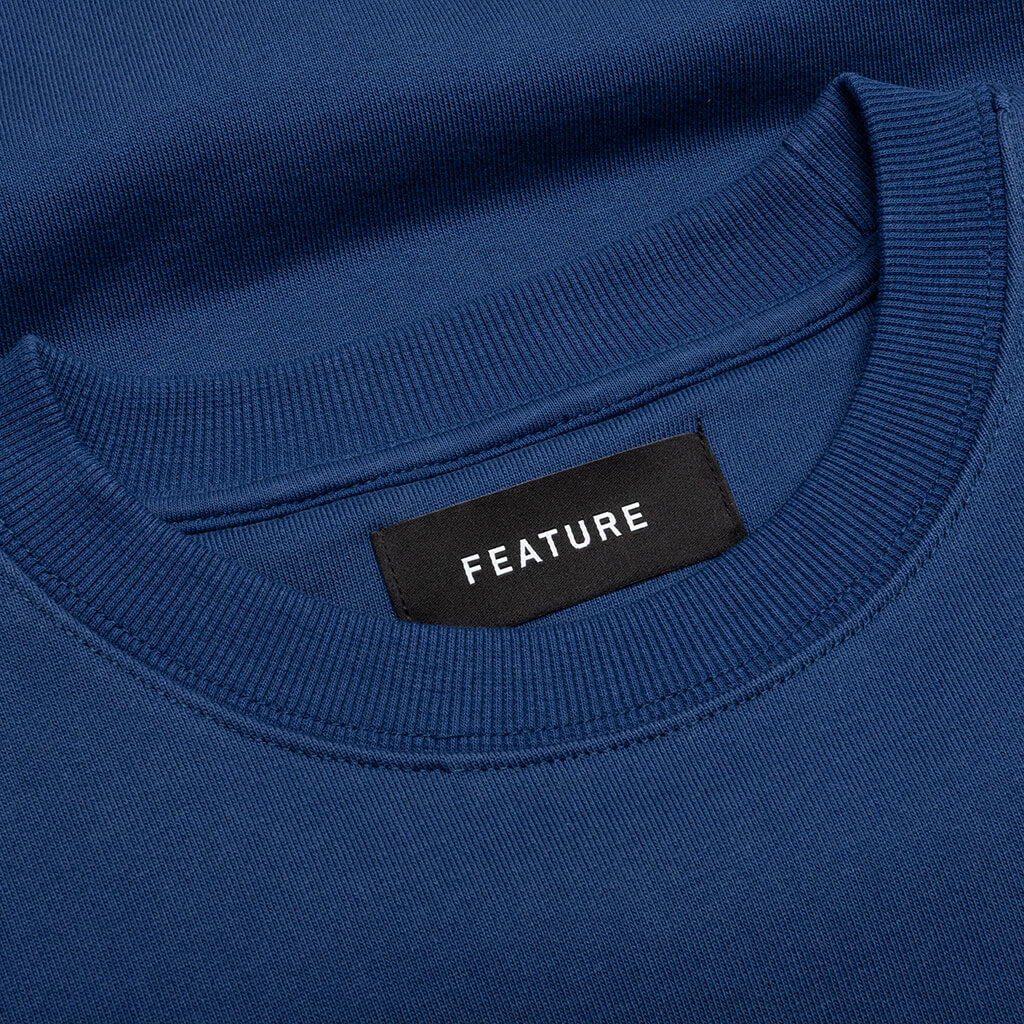 Academy Crewneck - Dazzling Blue/Glass Green – Feature