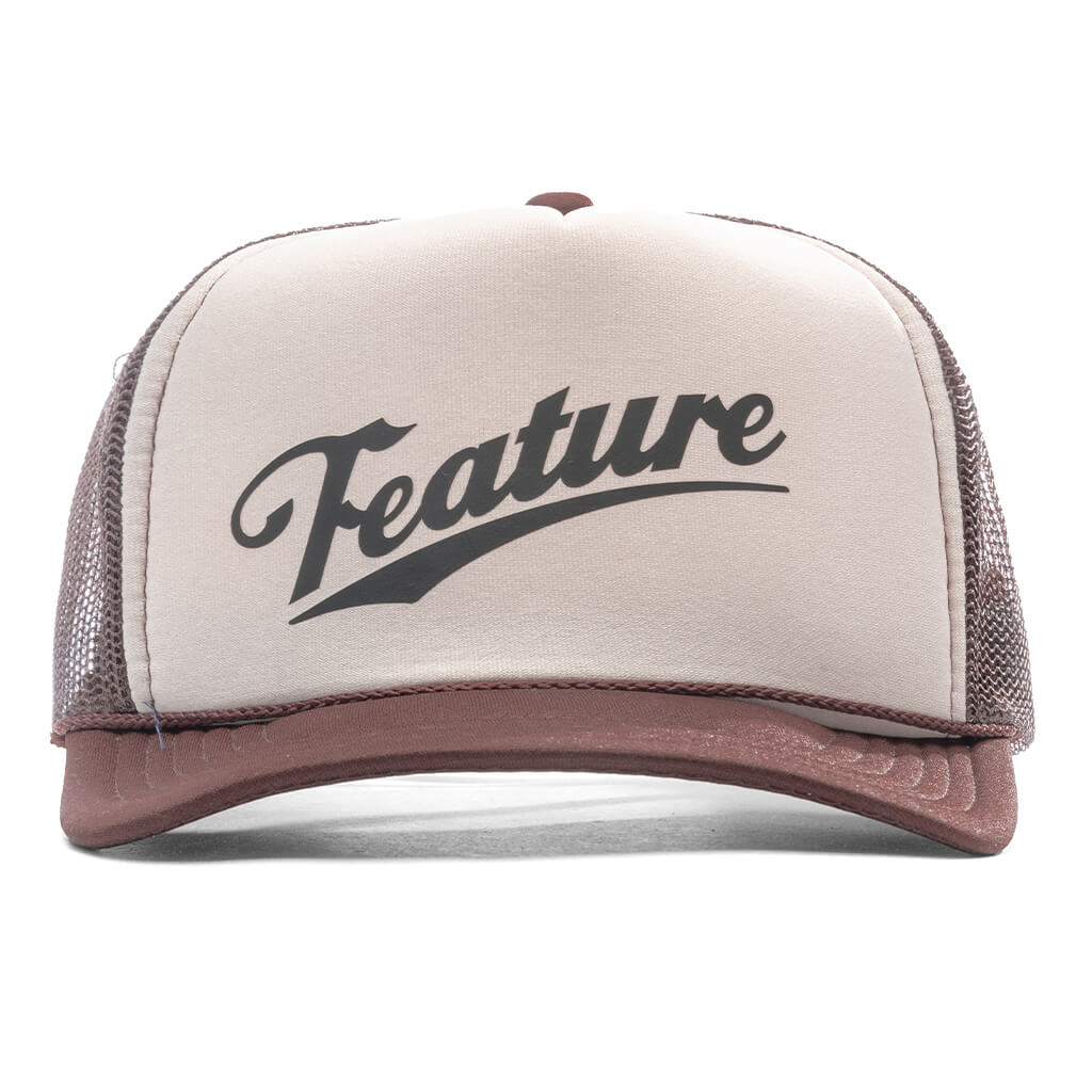 Frew Trucker Hat - Brown/Tan – Feature