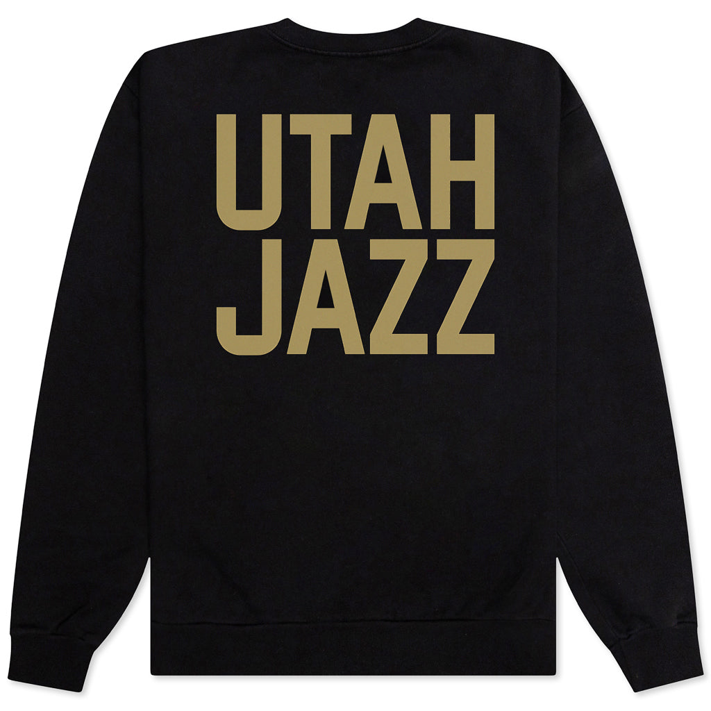NBA Utah Jazz High Note Crewneck Sweater - Black – Feature