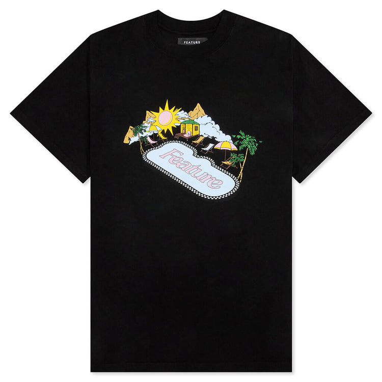 Poolside Tee - Black – Feature