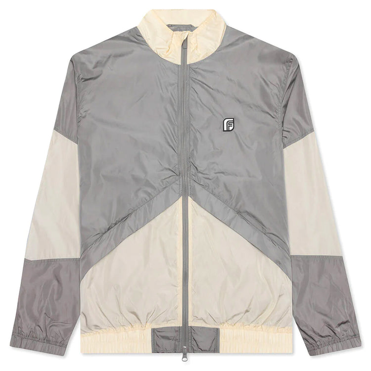 Track Jacket - Neutral Grey/Ivory – Feature