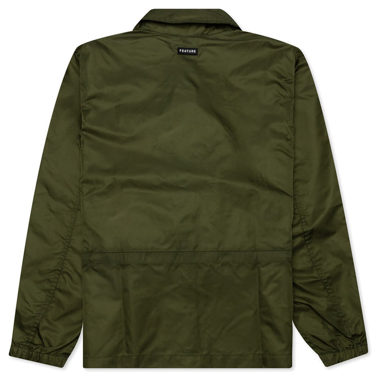 Whistler Coaches Jacket - Olive – Feature