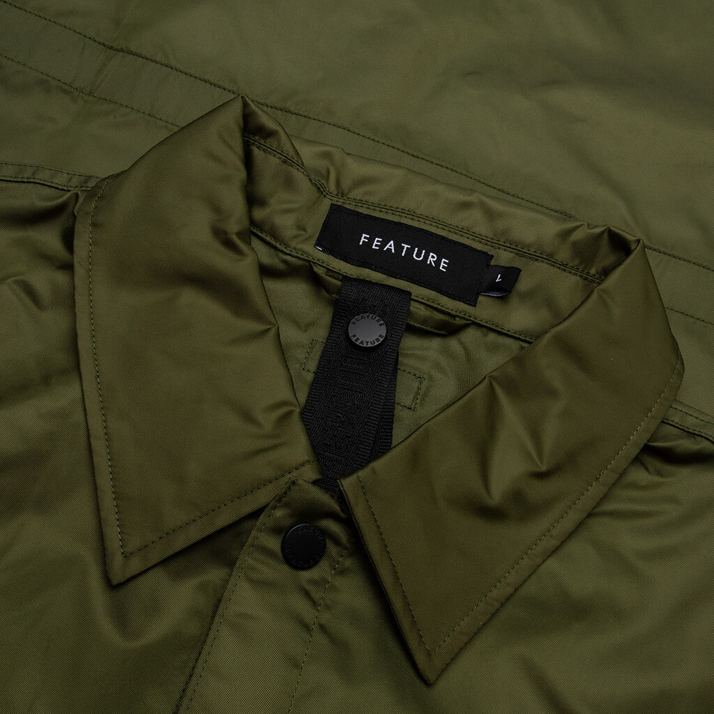 Whistler Coaches Jacket - Olive – Feature