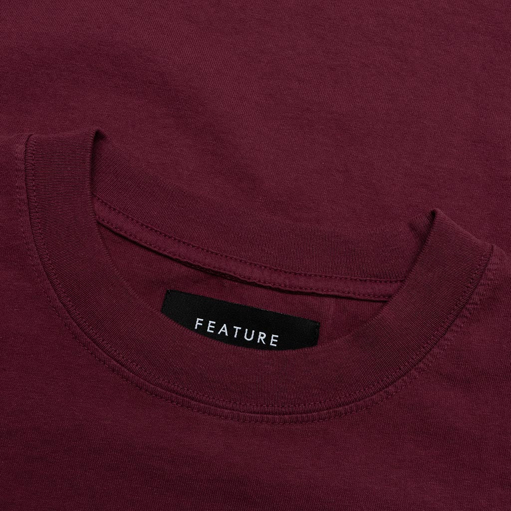 Feature x ASU Crest Tee - Maroon