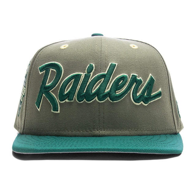 Feature x New Era 59FIFTY Fitted Las Vegas Raiders - Green Back/Emeral