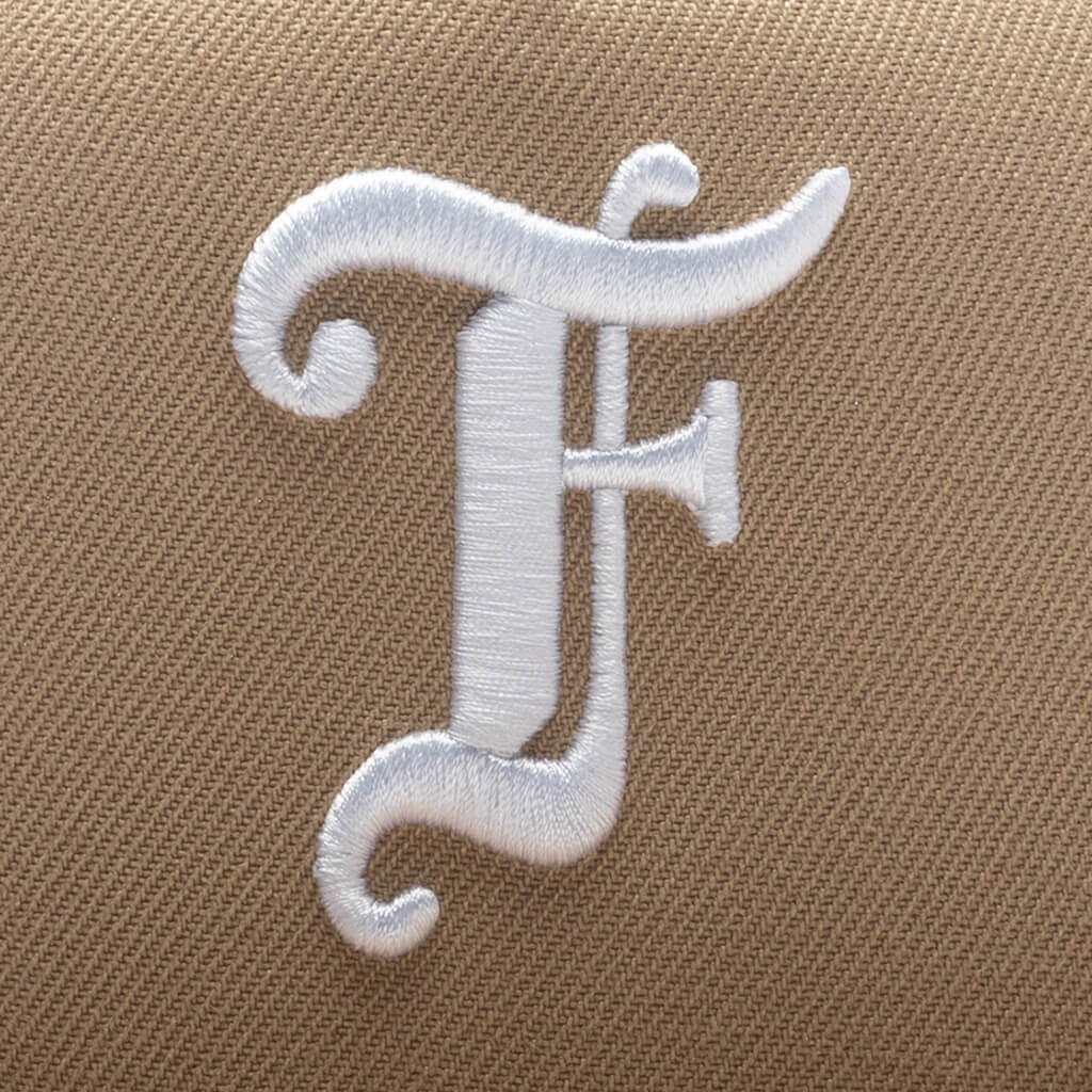 FEATURE x New Era 9Fifty A-Frame Old English F Snapback - Camel – Feature