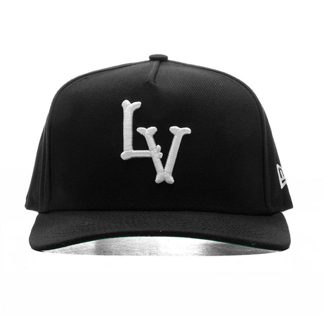 FEATURE x New Era 9FIFTY A-Frame Snapback Curve 'LV' Bones - Black/Twi ...