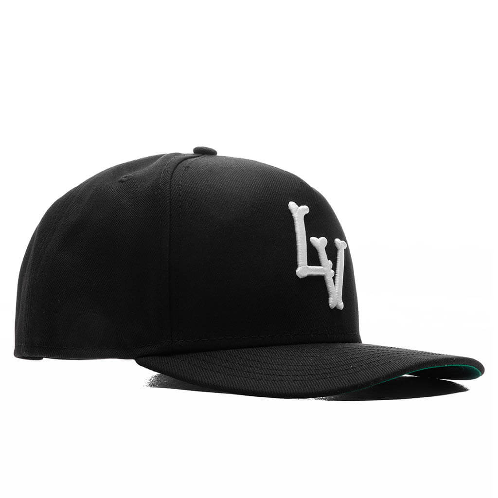 FEATURE x New Era 9FIFTY A-Frame Snapback Curve 'LV' Bones - Black/Twi ...