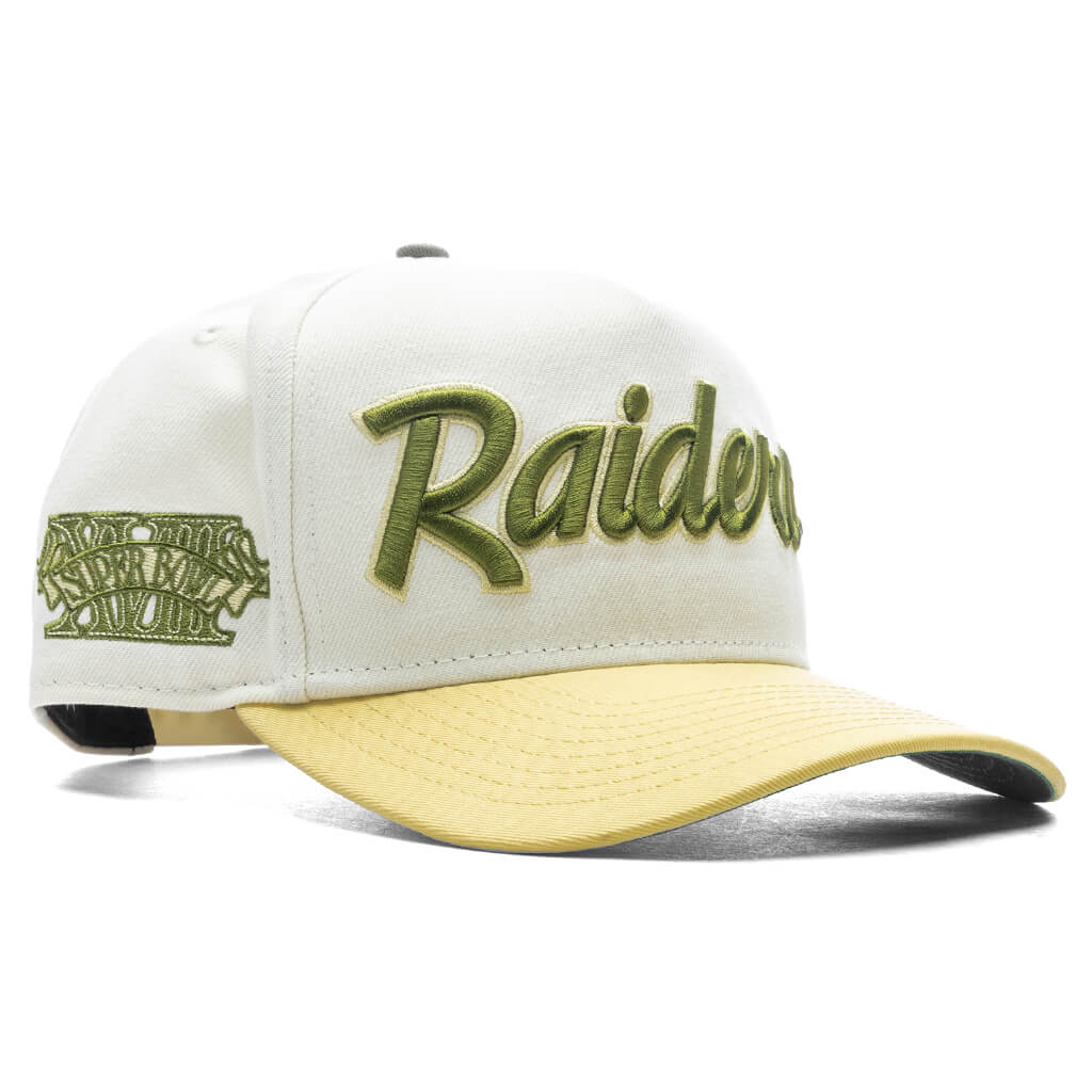 FEATURE x New Era 9Fifty A-Frame Snapback Las Vegas Raiders - Chrome/S ...