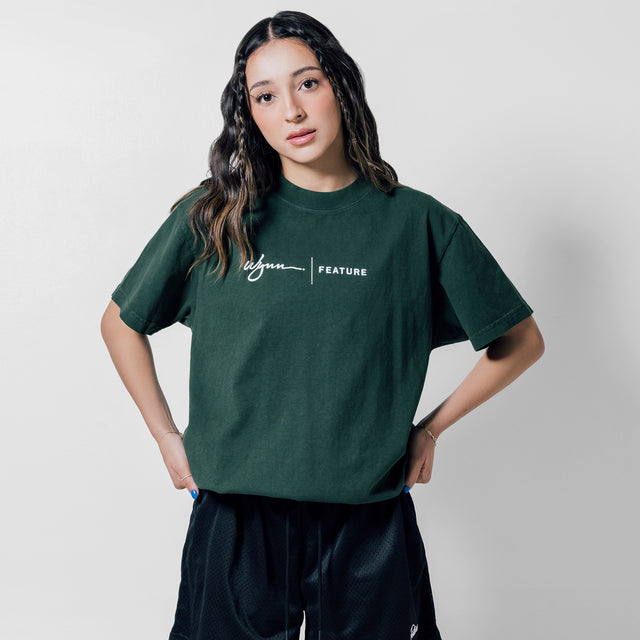 Feature x Wynn Logo Lock Up Tee - Sea Turtle