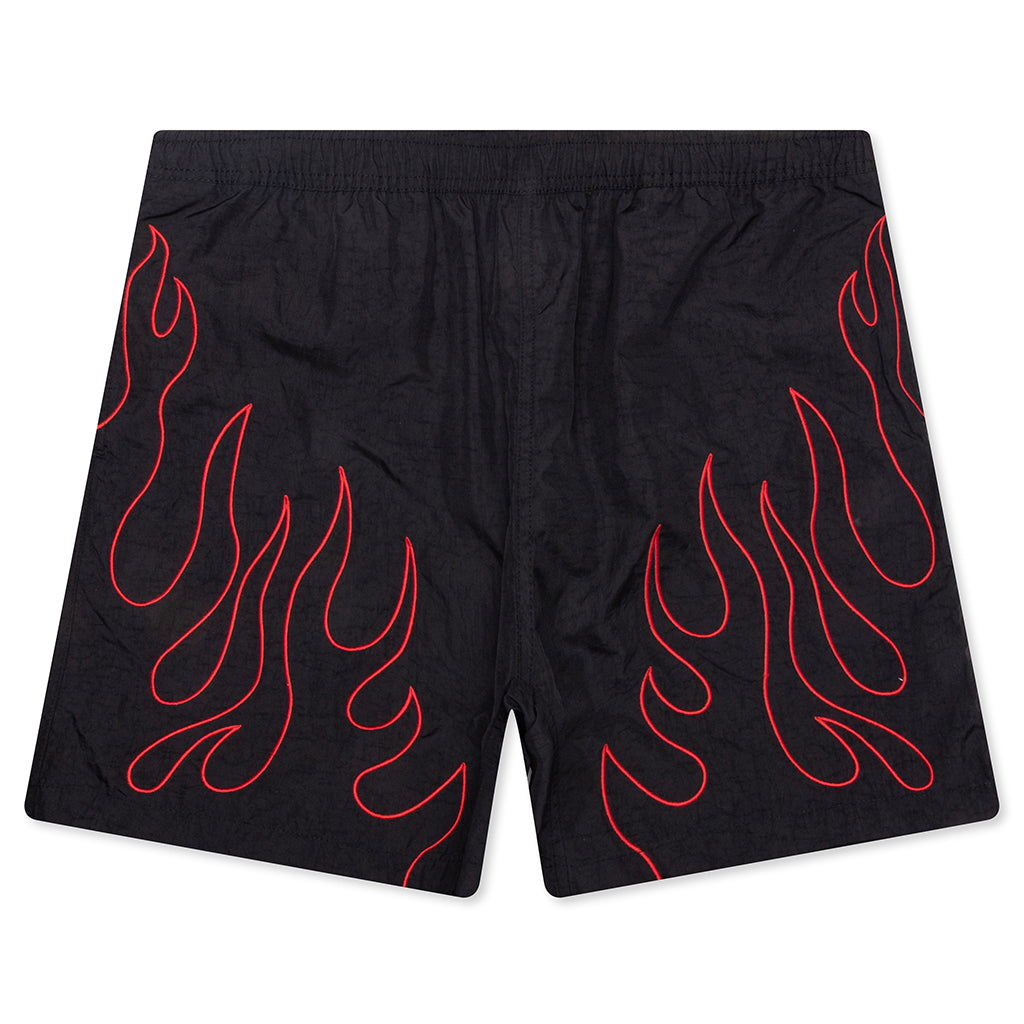 Fiery Running Shorts - Black – Feature