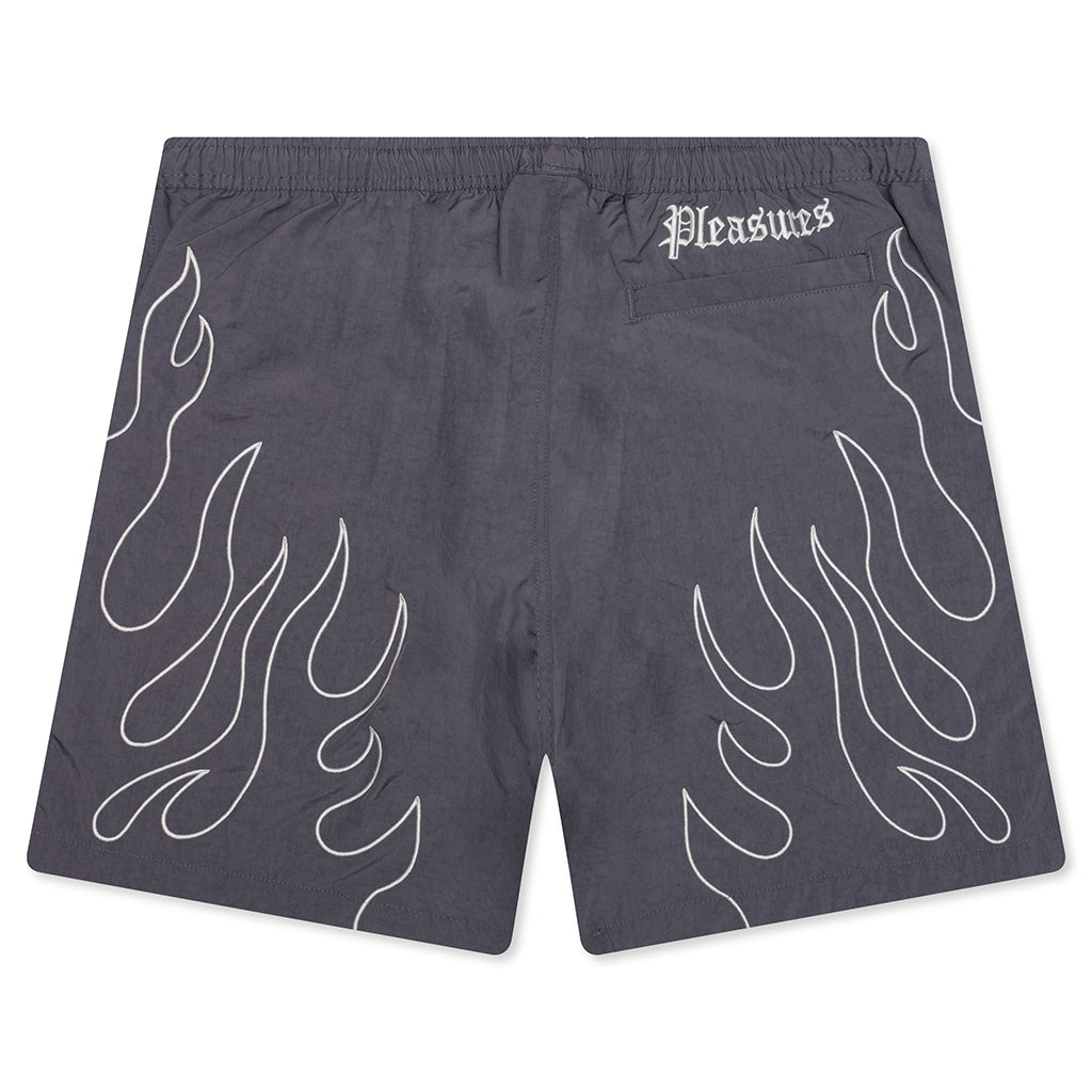 Fiery Running Shorts - Grey – Feature